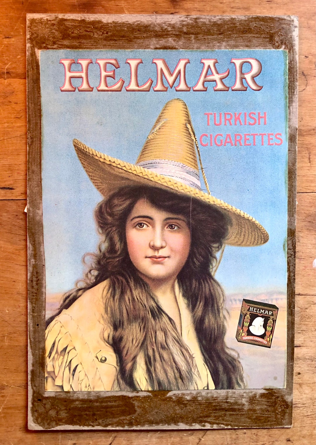 Antique Helmar Turkish Cigarettes Ad - Etsy