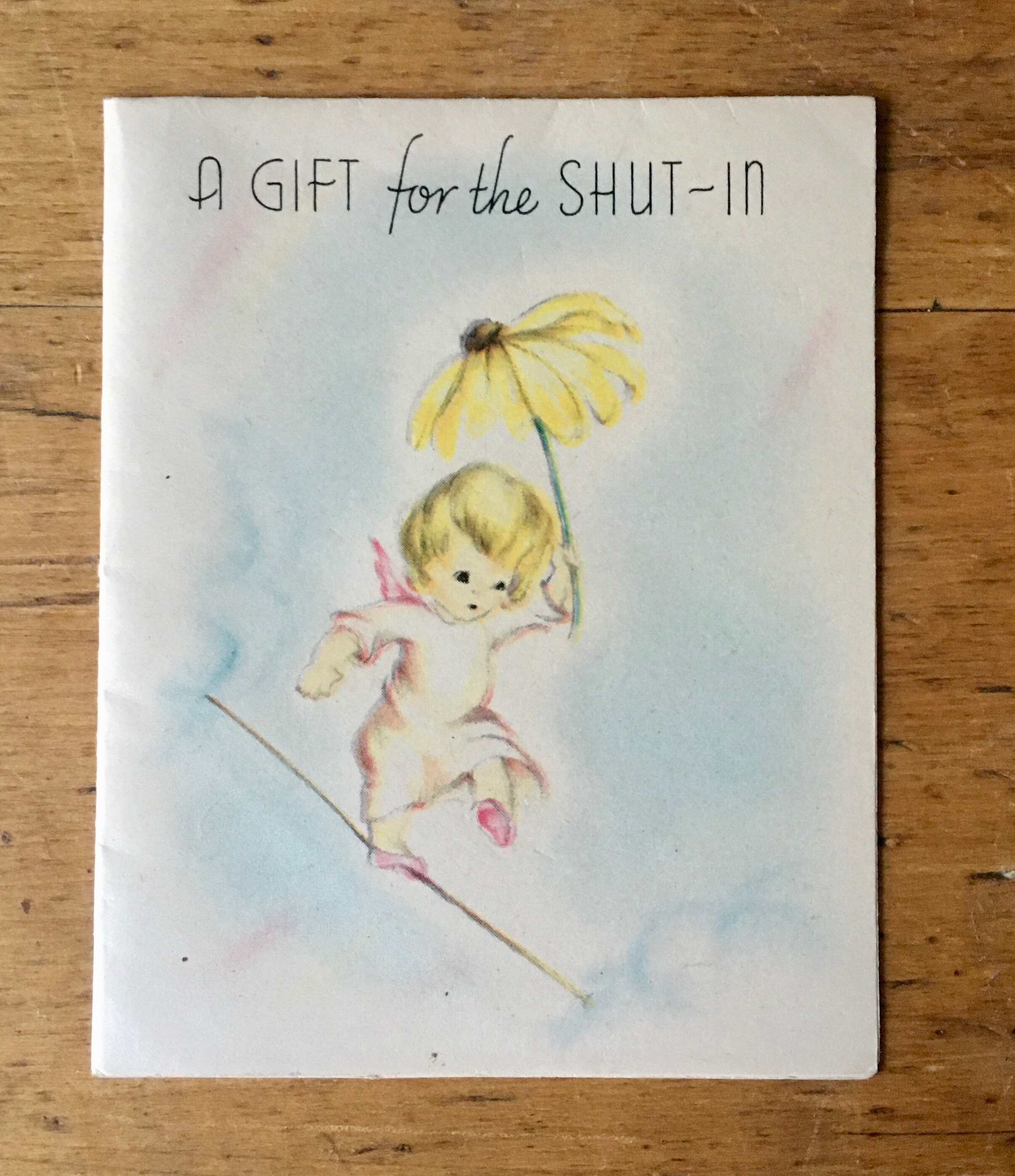Vintage A Gift for the Shut in Card - Etsy