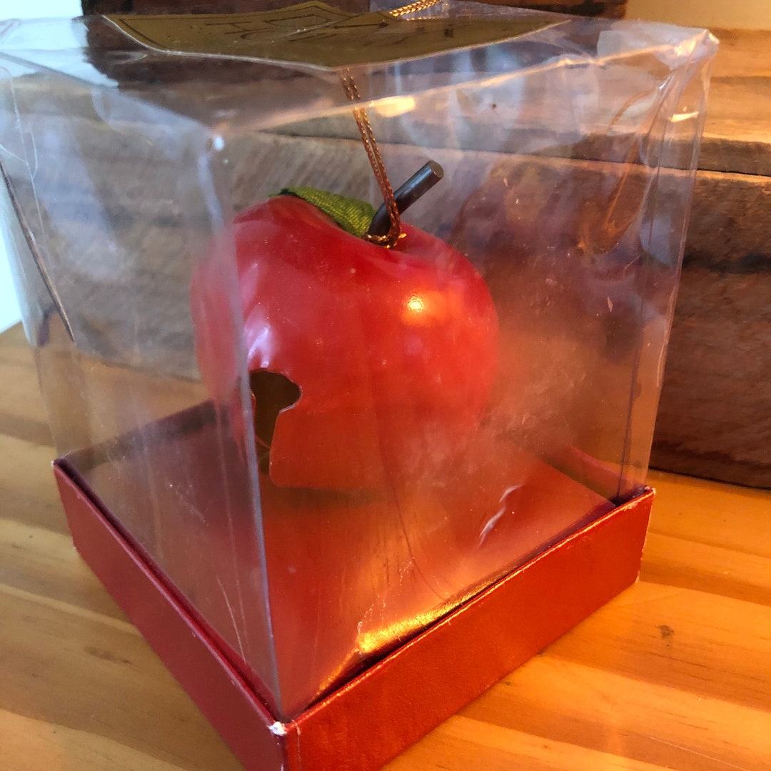 Vintage Dansk Holiday Red Apple Bell - Etsy