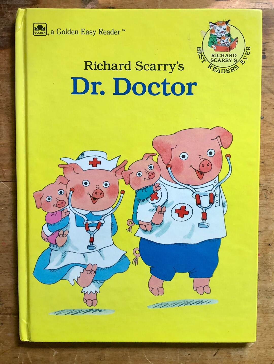 Vintage Richard Scarry Dr. Doctor Golden Easy Reader Book - Etsy
