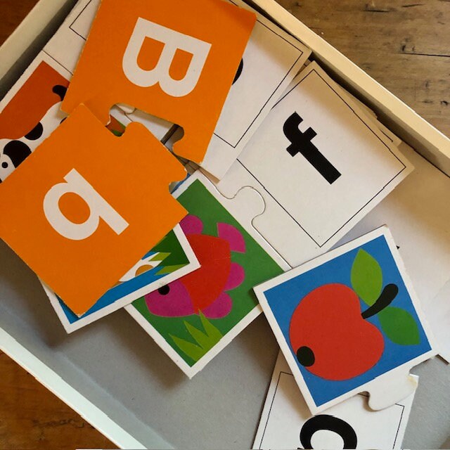 Vintage Ravensburger A B C Alphabet Game - Etsy