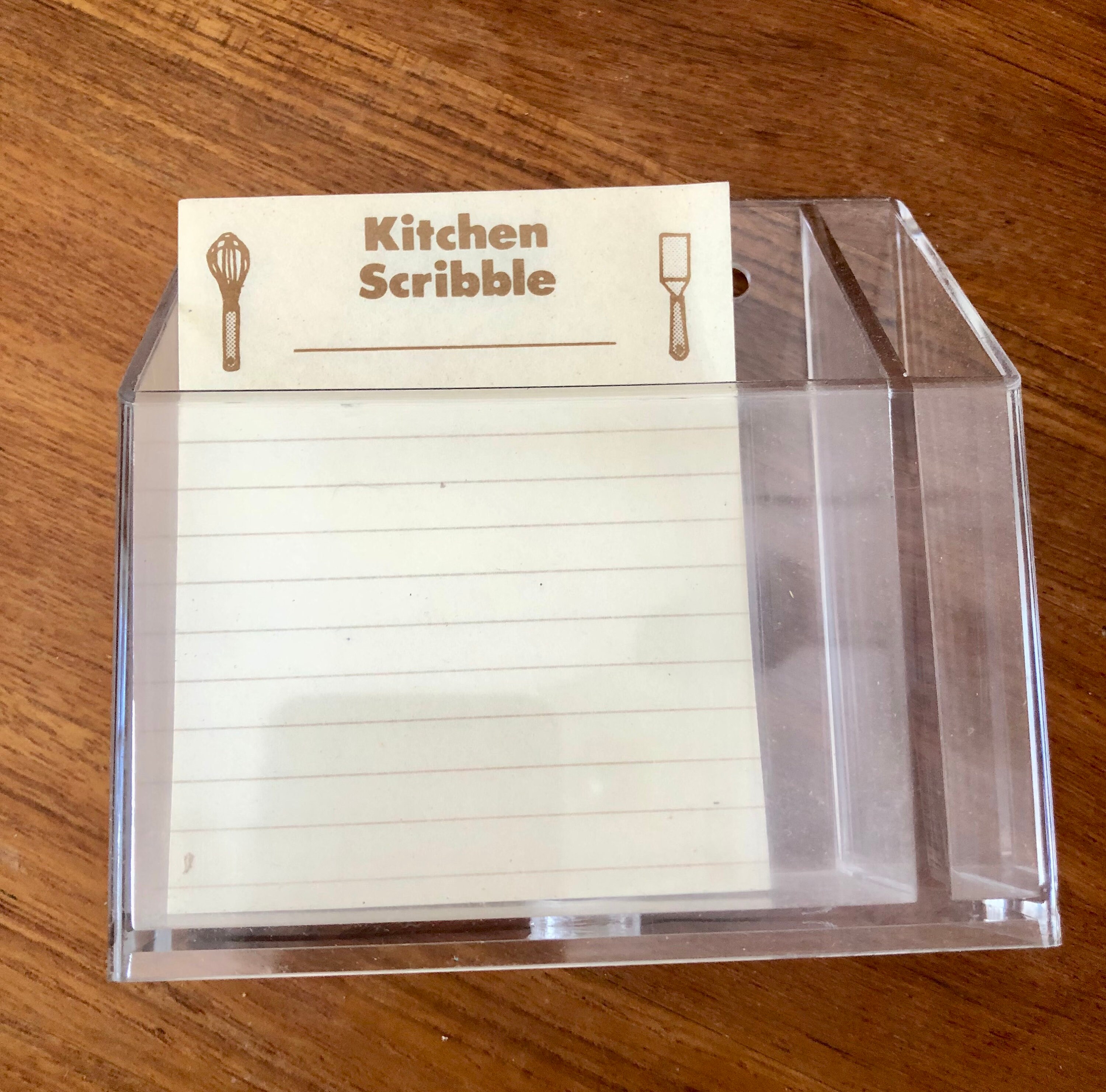 Vintage Kitchen Caddy Memo Pad - Etsy