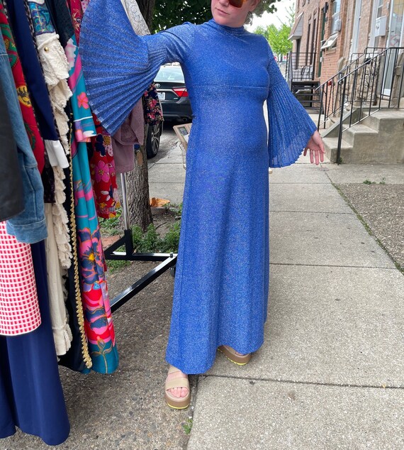 pleated angel sleeve - Gem