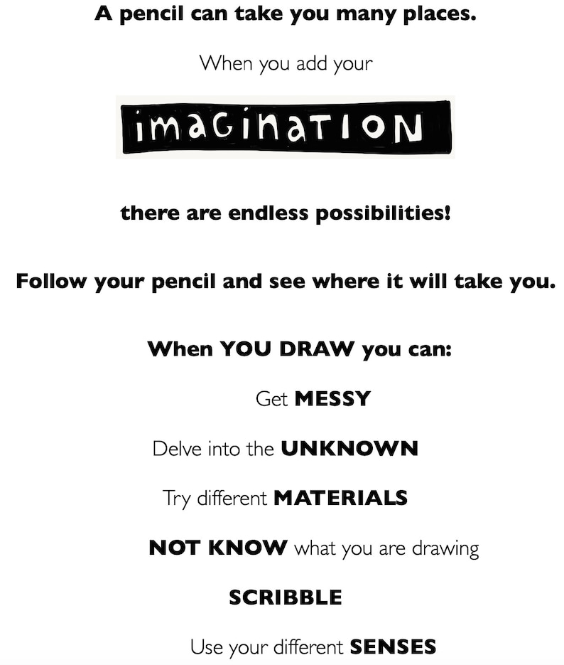 Fearless Drawing Interactive Sketchbook PDF for Kids, Tweens & Teens - Etsy