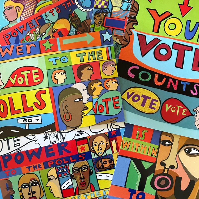 Postcards to Voters - Etsy