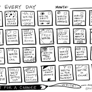 Write Every Day: A Year of Creative Writing Prompts PDF Download - Etsy