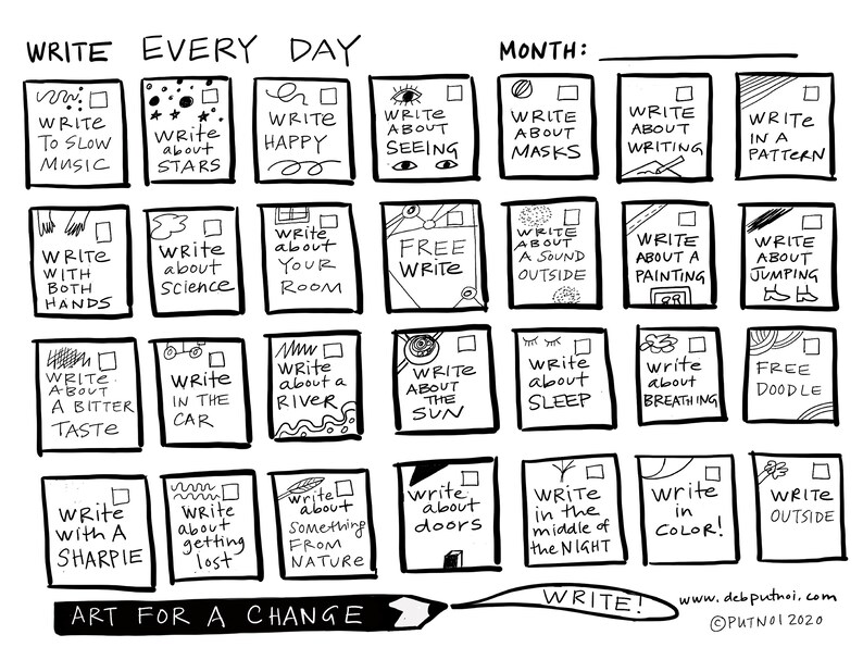 Write Every Day: A Year of Creative Writing Prompts PDF Download - Etsy