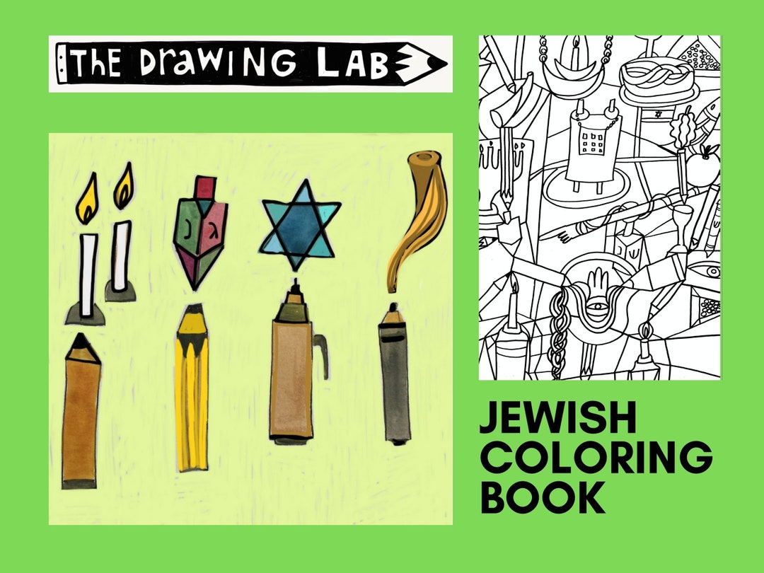 Jewish Coloring Book PDF Download - Etsy