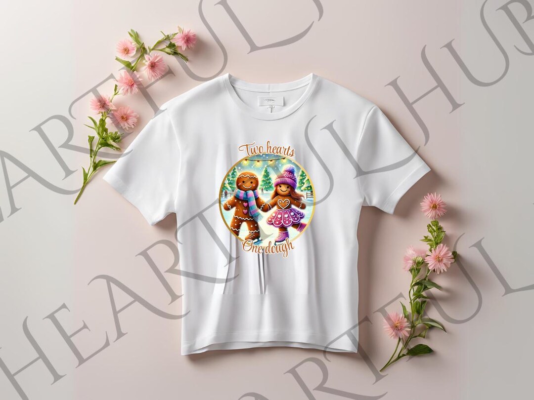 Gingerbread Man & Woman Ice Skating PNG - Gingerbread Man PNG for ...