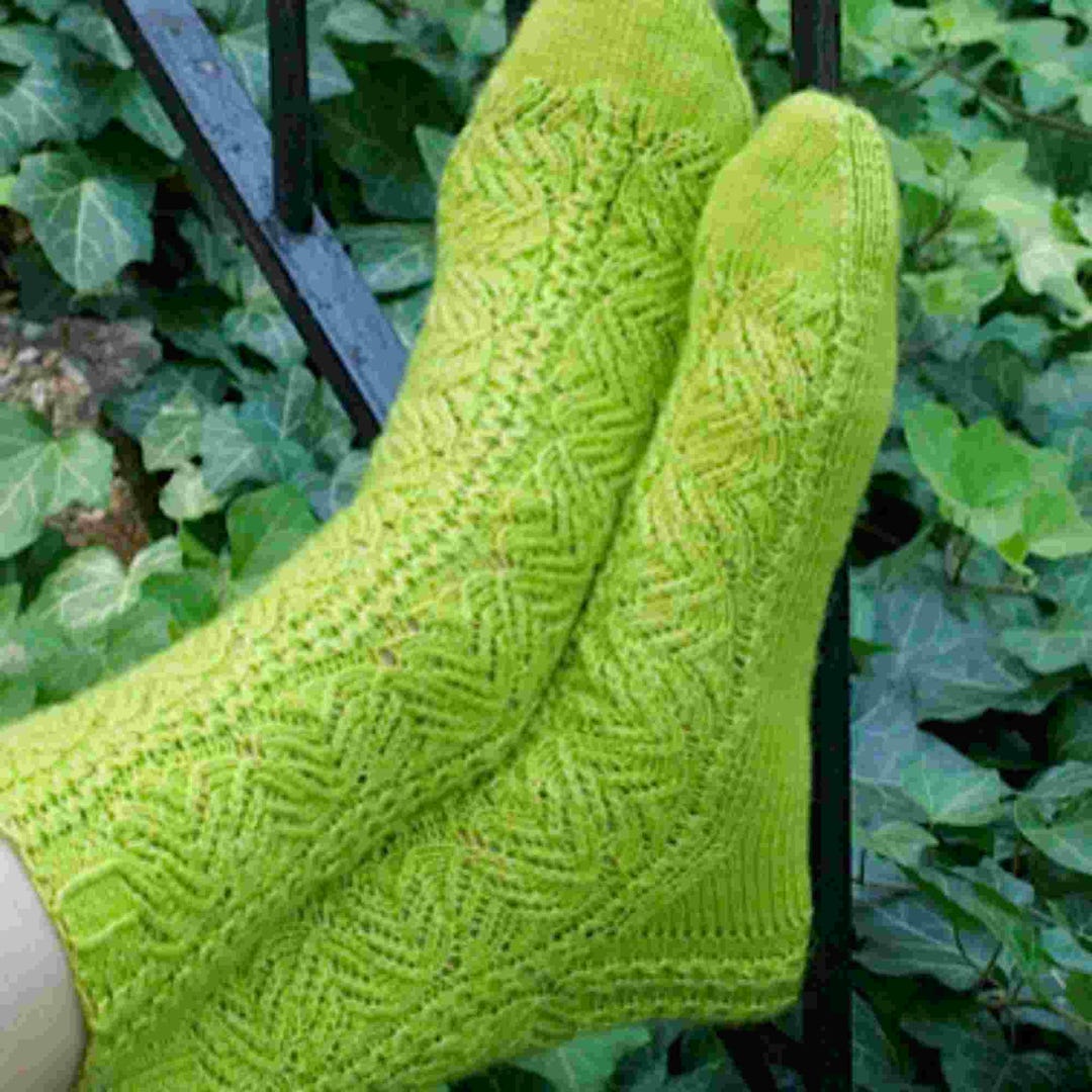 Cables and Lace Socks Knitting Pattern (digital Download) - Etsy