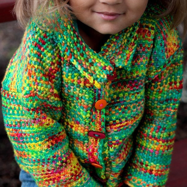 Girls Cardigan Knitting Patterns - Etsy