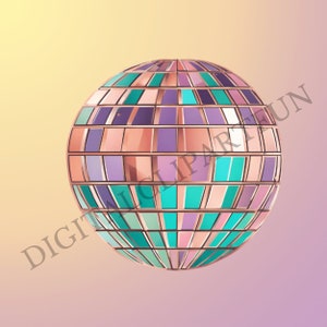 Diskokugel, Clipart-Bild, Diskokugel SVG, Diskokugel Bundle, süße ...