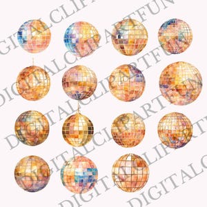 Disco Ball SVG, Disco Ball Clipart Image, Disco Ball Bundle, Cute ...
