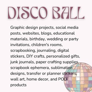 Disco Ball Svg, Disco Ball Png, Mirrorball Poster, Disco Ball Decor ...