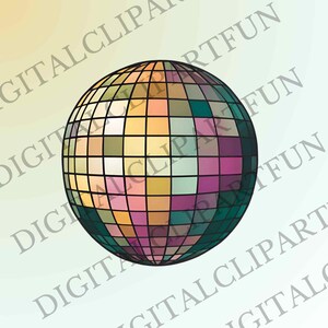 Disco Ball PNG, Clip Art PNG, Mirrorball, New Years Eve PNG, Clipart ...