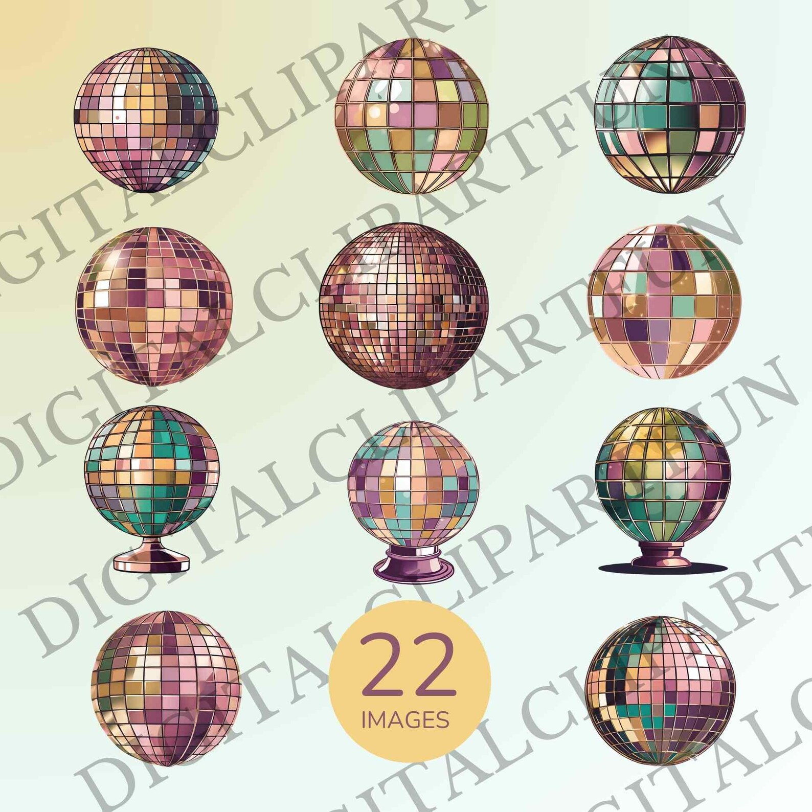 Disco Ball Svg, Disco Ball Png, Mirrorball Poster, Disco Ball Decor ...