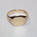 9ct Yellow Gold Signet Ring - Etsy
