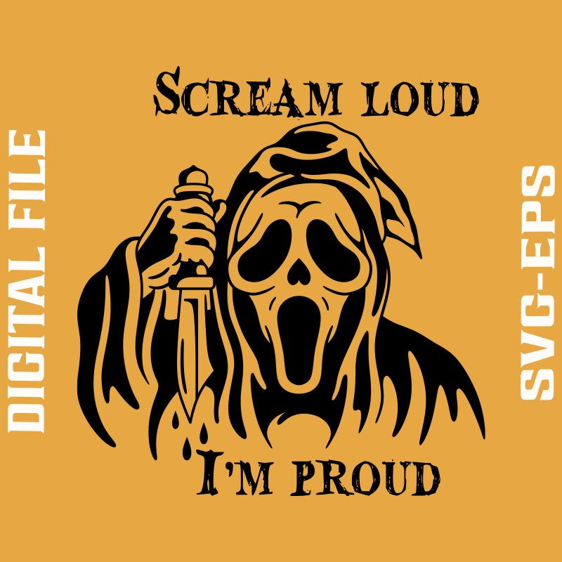 Scream Svg - Etsy