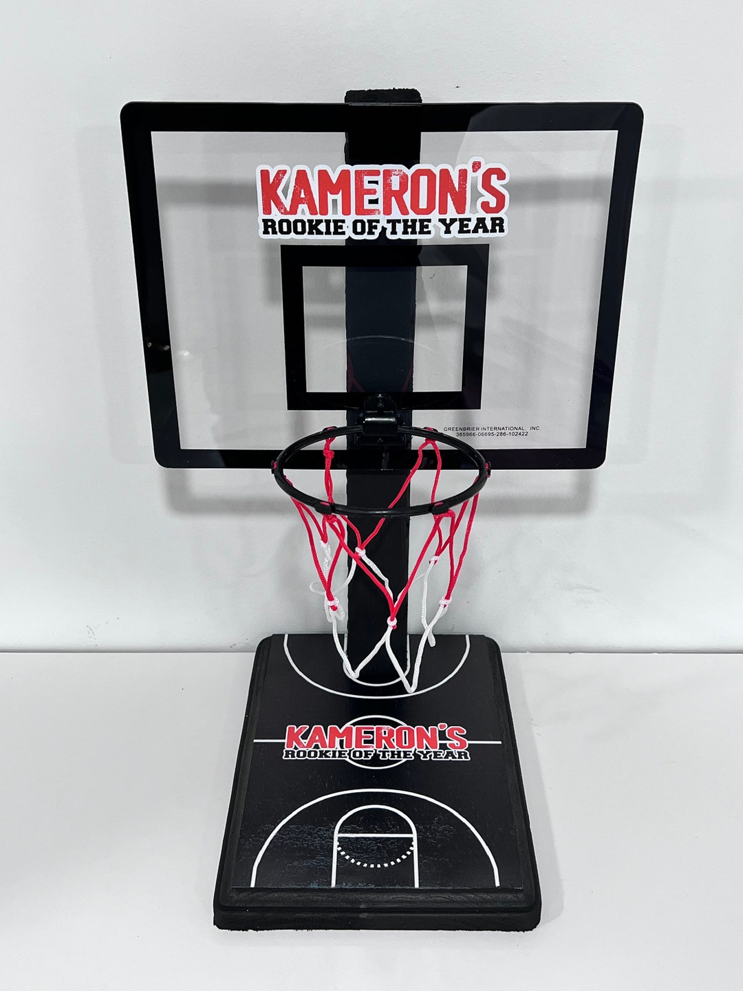 Personalized Basketball Hoop - Etsy