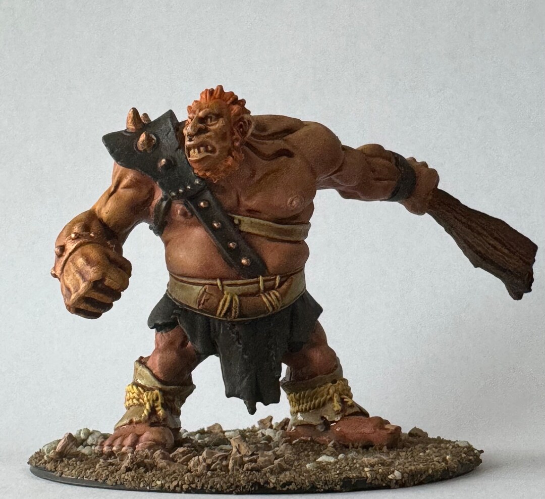 Painted Hill Giant DND Miniature With Custom Base, Huge Scale, 28mm. - Etsy