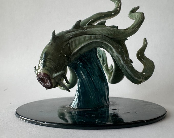 Painted Aboleth DND Miniature With Custom Base, Large Scale, 28mm. - Etsy