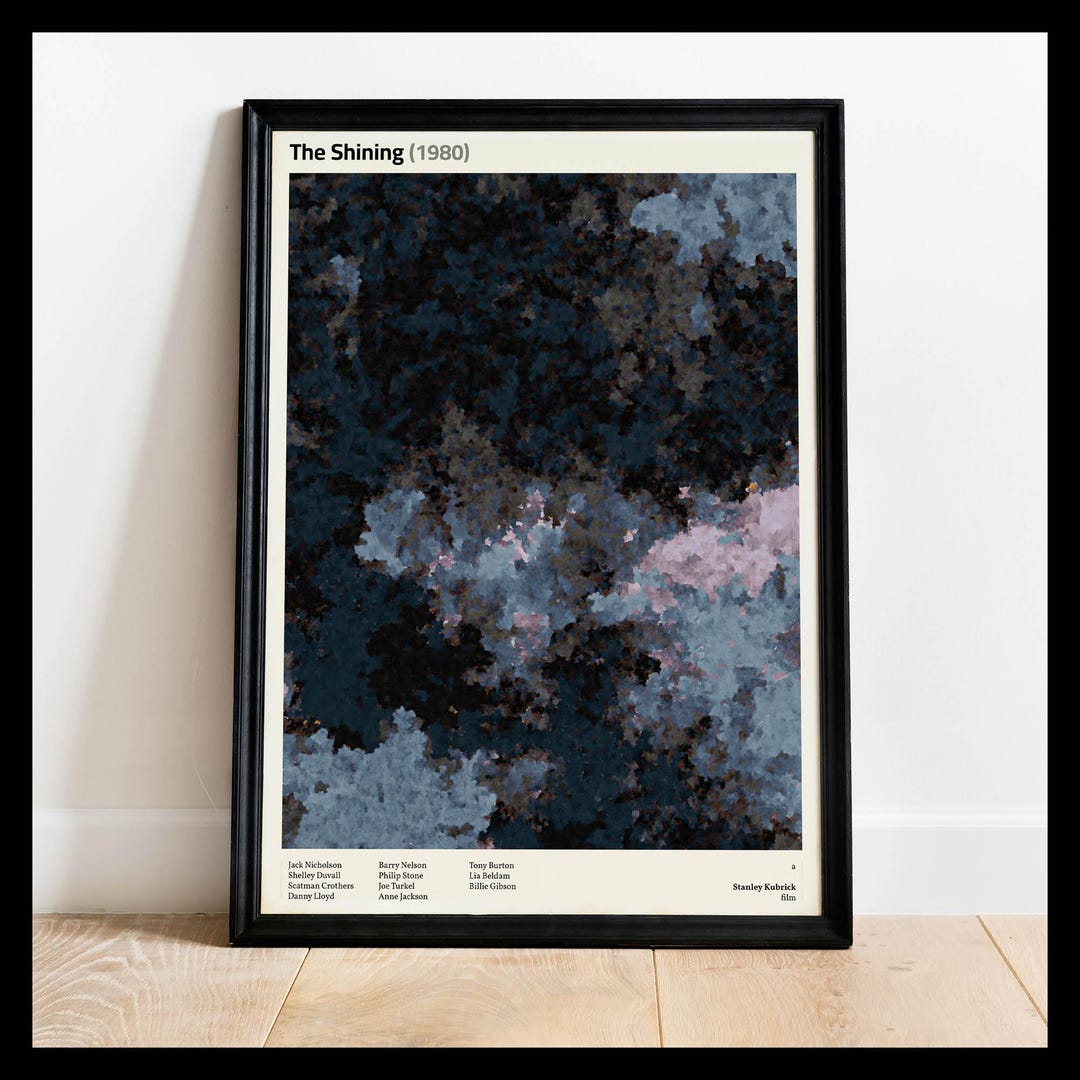 The Shining 1980 Art Print | Shifting Pixel Movie Poster | Personalized ...