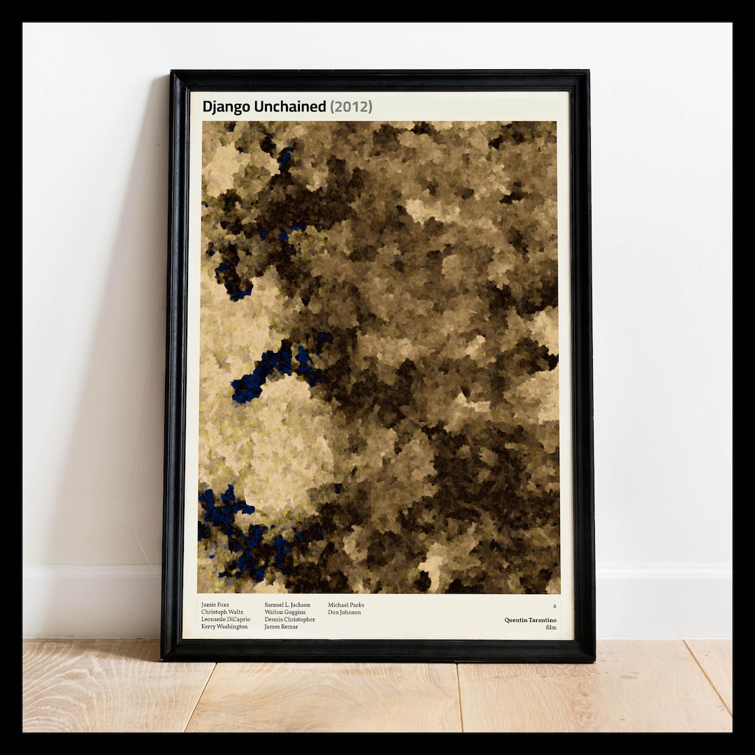 Django Unchained 2012 Art Print | Shifting Pixel Movie Poster ...