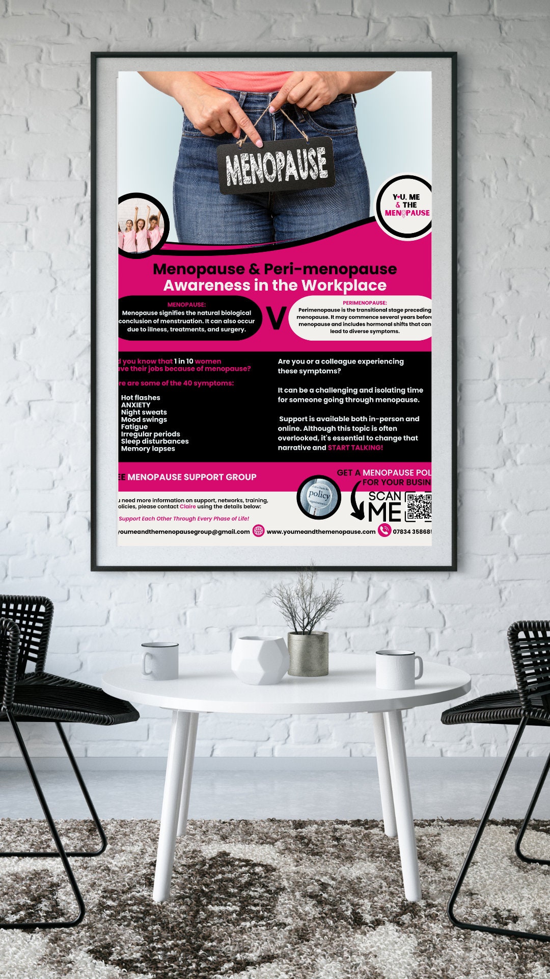 Menopause, Awareness Poster, Menopause Poster, Workplace Menopause ...