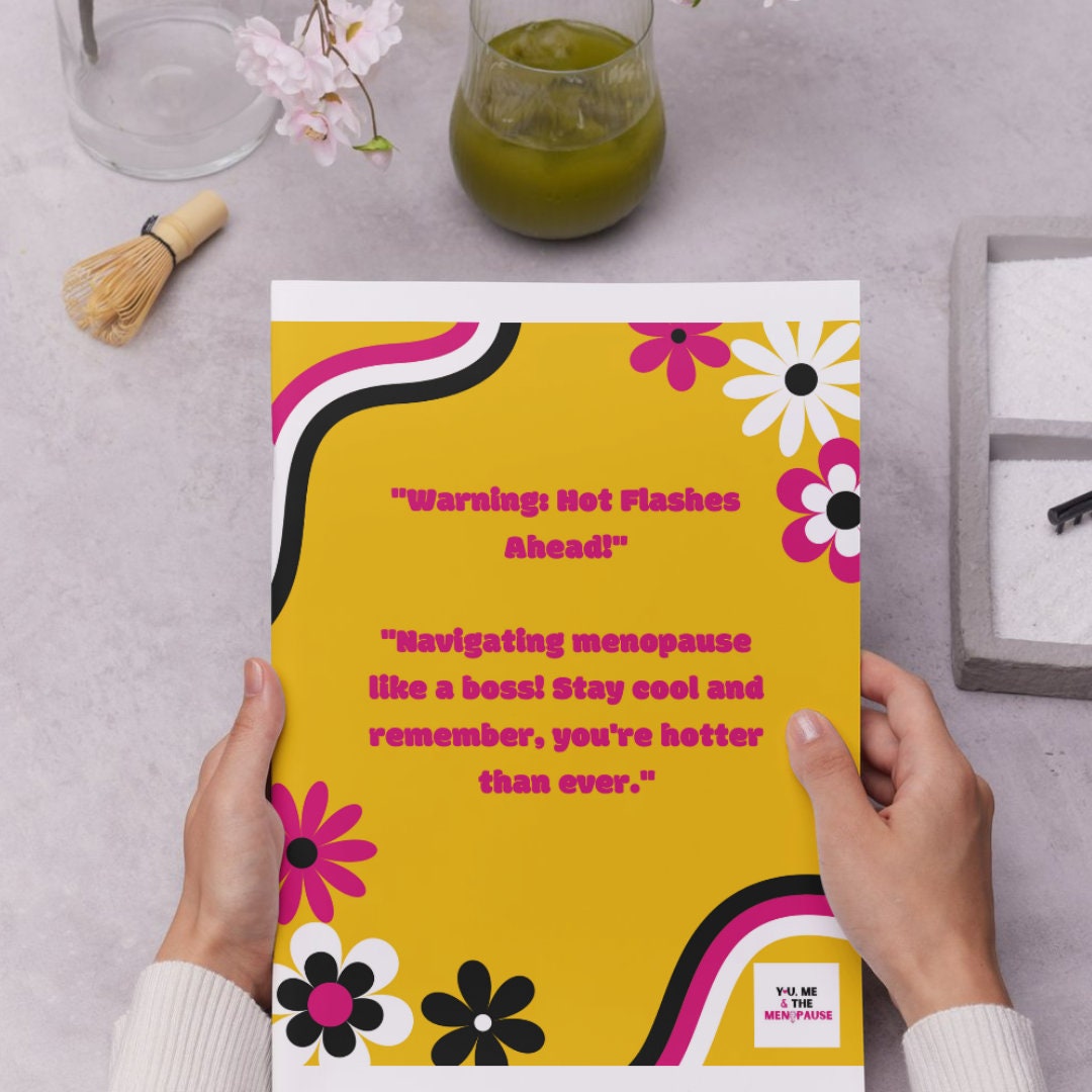 Menopause Poster, Funny Menopause, Menopause Office, Hot Flashes Ahead ...