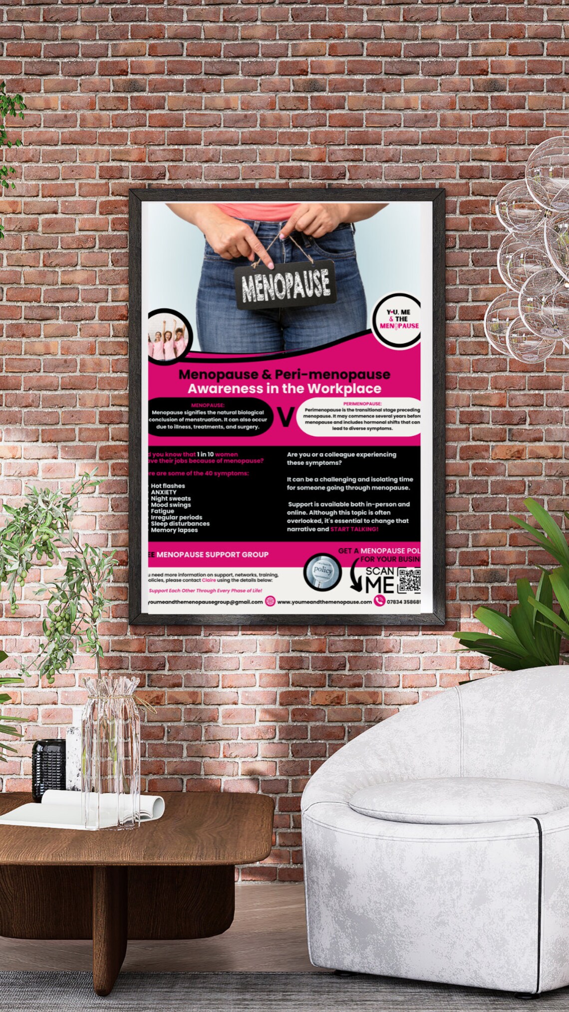 Menopause, Awareness Poster, Menopause Poster, Workplace Menopause ...