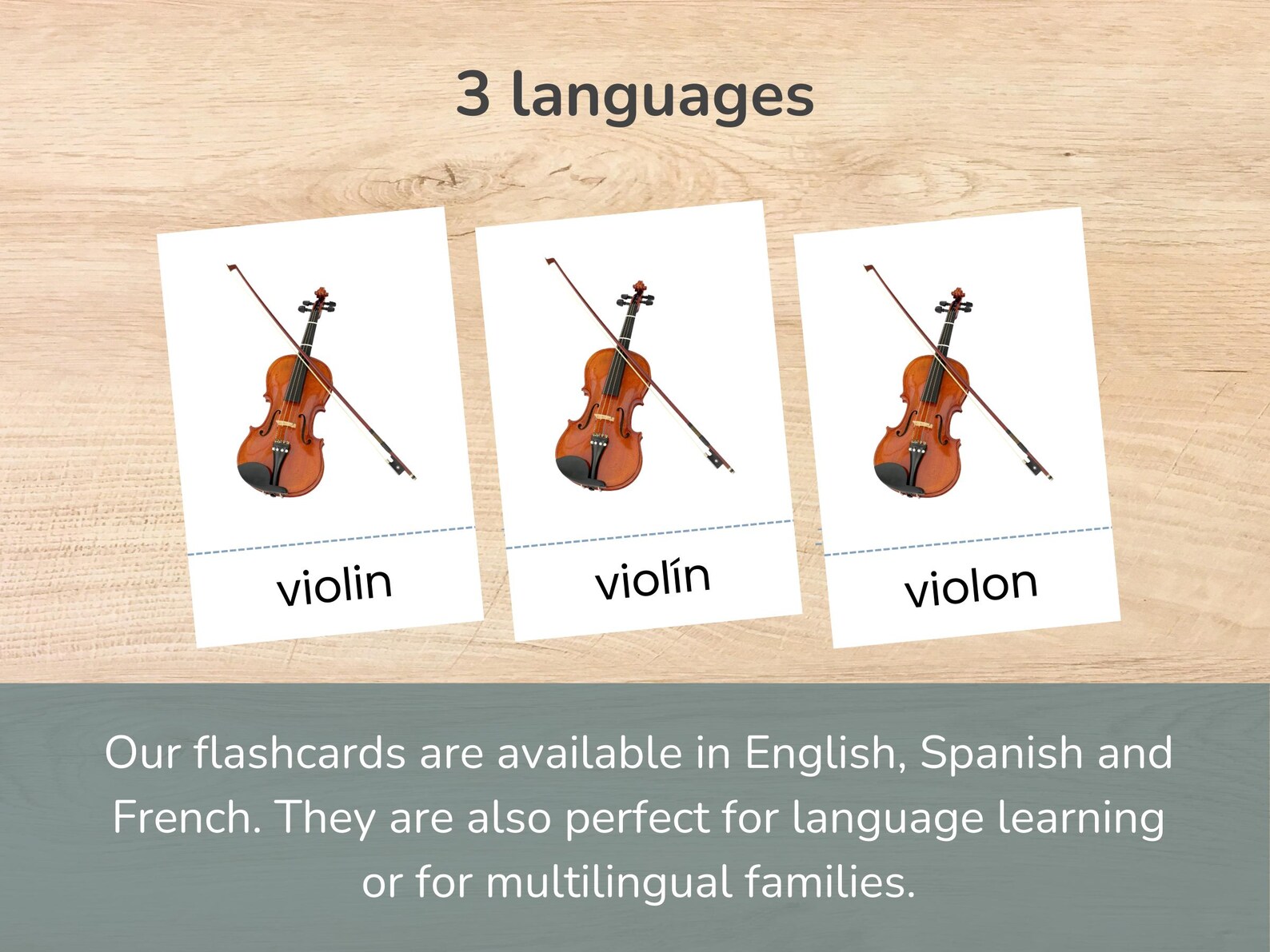 Musical Instruments Flash Cards, Real Pictures, Homeschool Printables ...