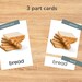 Everyday Food Flash Cards, Montessori Materials, Real Pictures ...