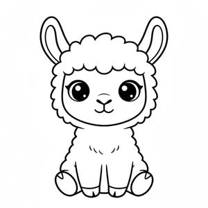 Small Cartoon Animal, Coloring Pages for Kids, Instant Download - Etsy
