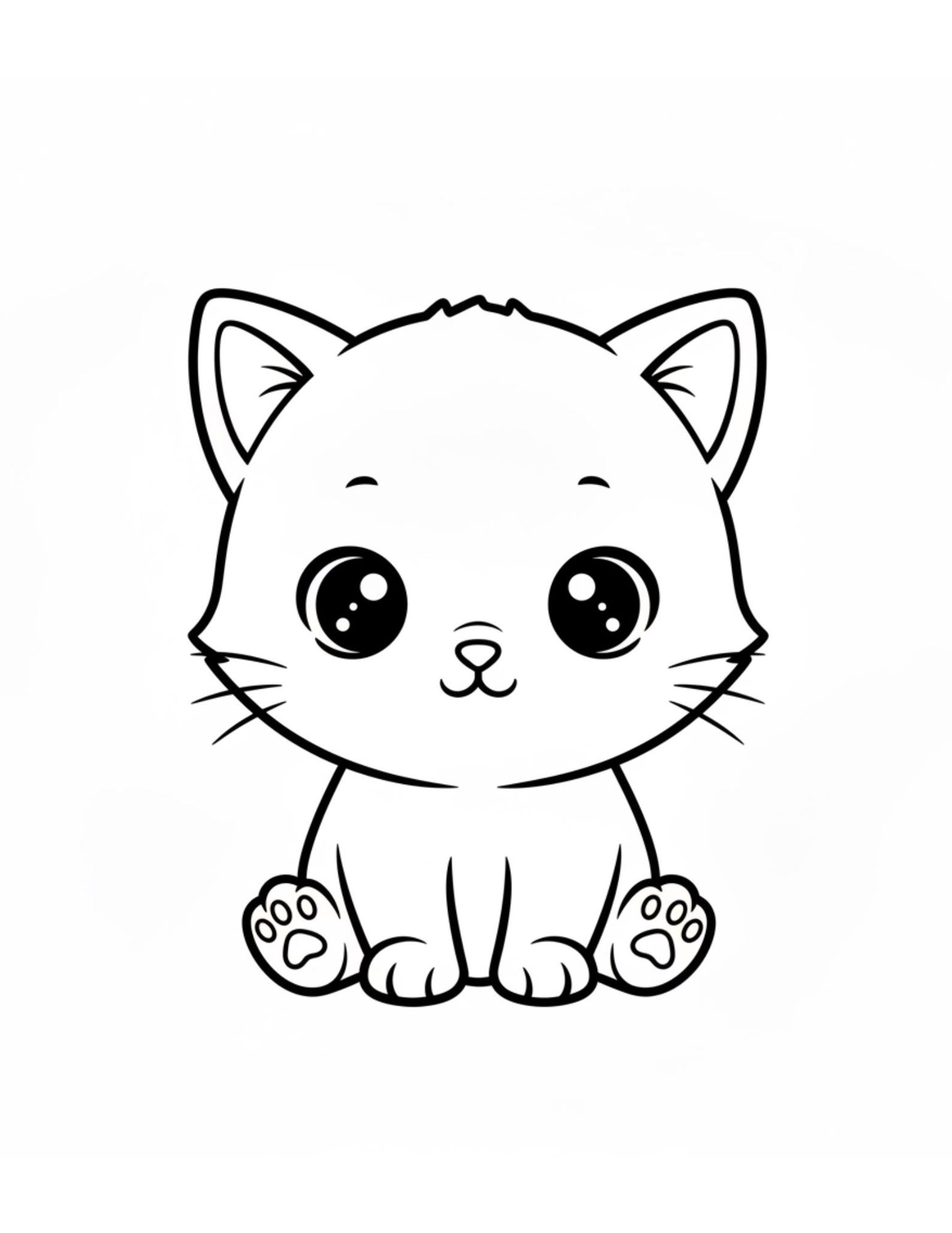 Small Cartoon Animal, Coloring Pages for Kids, Instant Download - Etsy