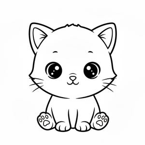 Small Cartoon Animal, Coloring Pages for Kids, Instant Download - Etsy