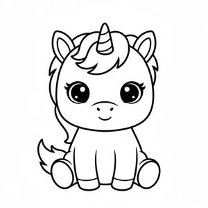 Small Cartoon Animal, Coloring Pages for Kids, Instant Download - Etsy