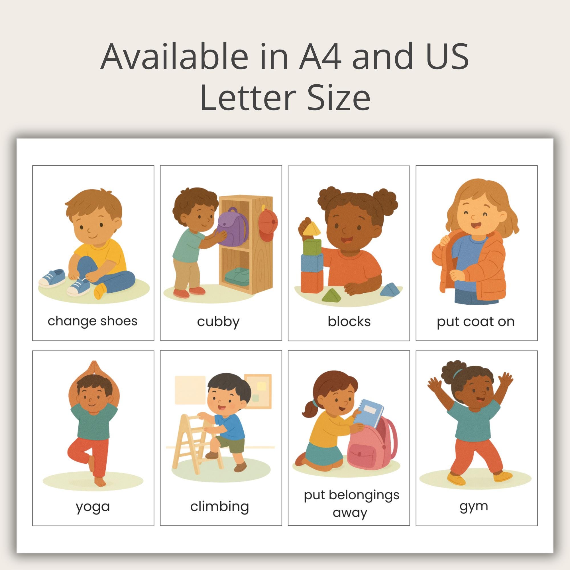Classroom Routine Cards - Daycare, Daily Routine, Preschool ...