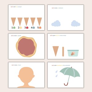 Play Dough Mat, Busy Book, Faces for Emotion, Playdough Activity, Kids ...