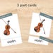 Musical Instruments Flash Cards, Real Pictures, Homeschool Printables ...