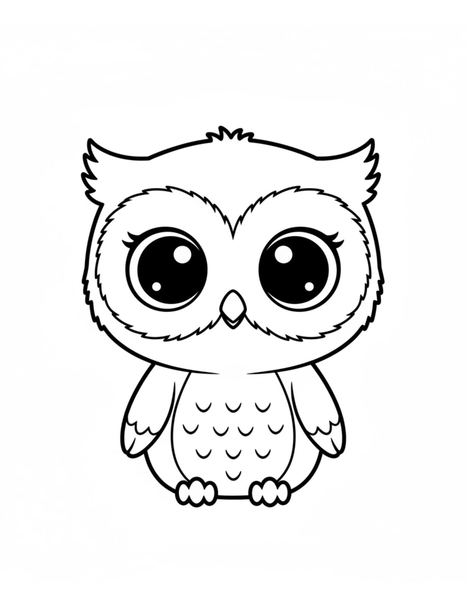 Small Cartoon Animal, Coloring Pages for Kids, Instant Download - Etsy