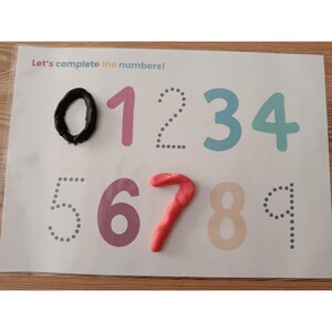 Play Dough Mat, Busy Book, Faces for Emotion, Playdough Activity, Kids ...