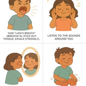 48 Calming Strategy Cards for Kids | Self-regulation, Emotional ...