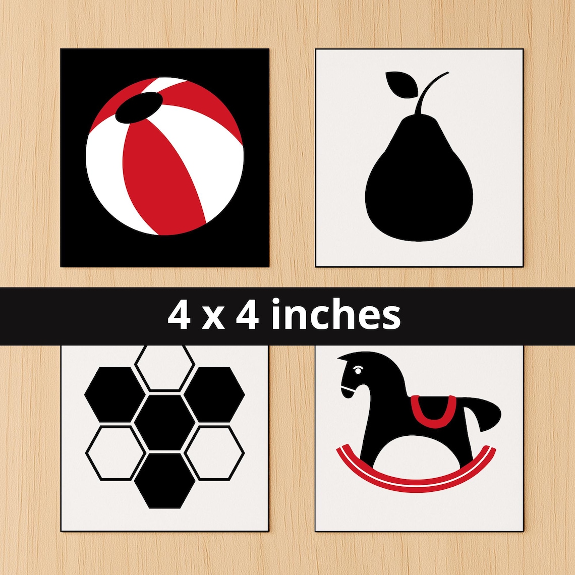 Baby Sensory Flashcards: High Contrast Visual Stimulation, High ...