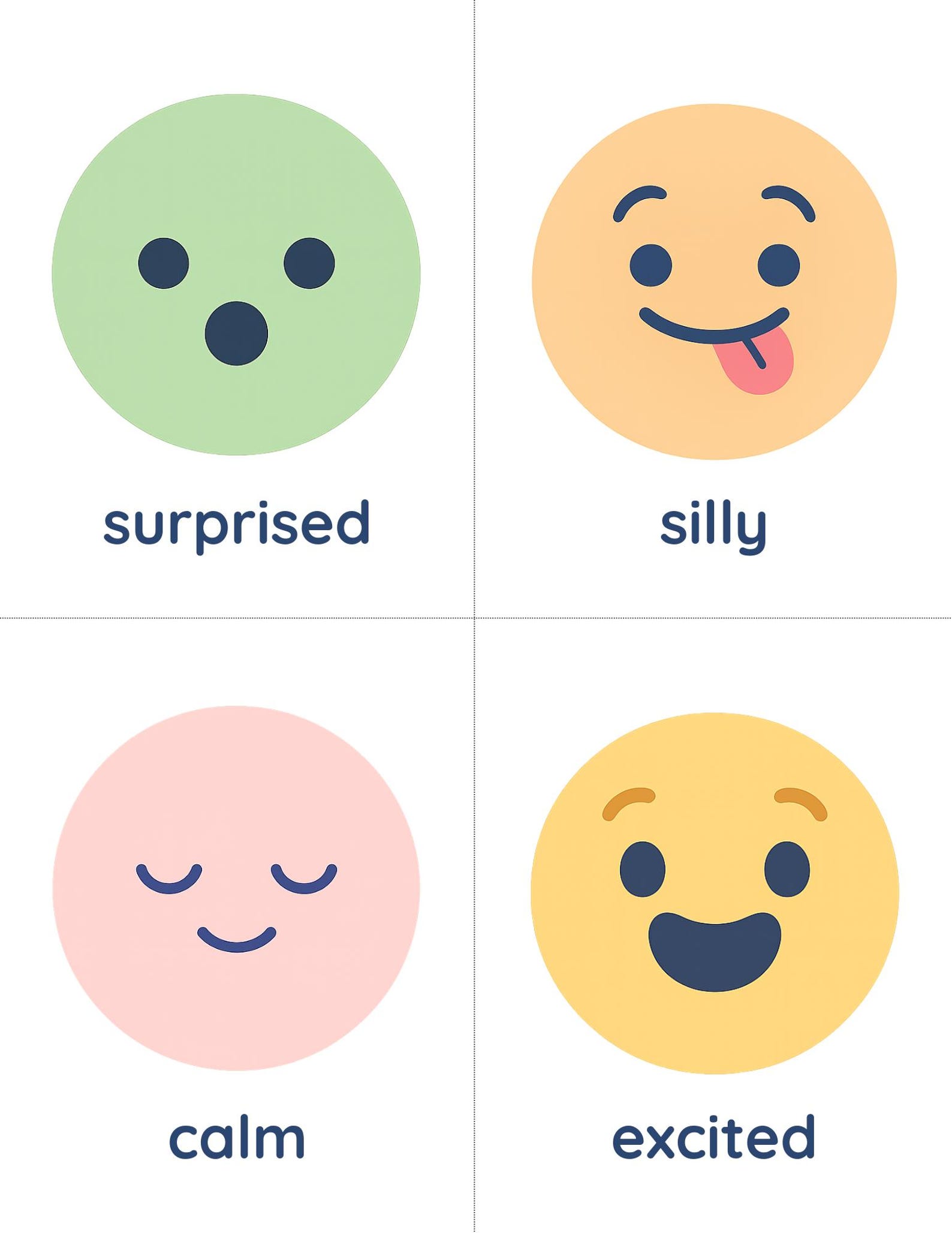 Bundle Emotion Faces for Kids – Editable in Canva - Coloring Pages ...