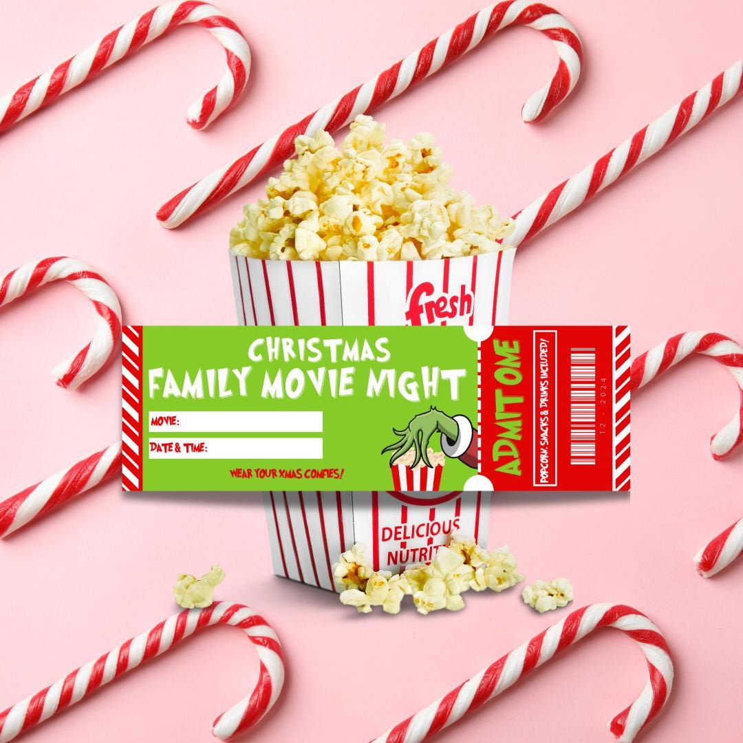 Grinch Christmas Movie Night Tickets: Family Holiday Fun (digital ...