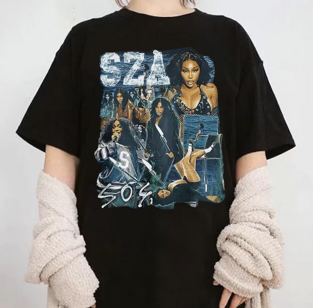 Vintage SZA SOS Shirt, Vintage Sza Good Days Shirt, Sza 90s Shirt, Sza ...