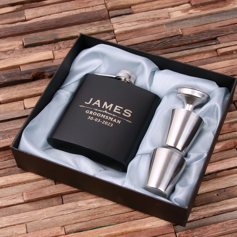 Personalized Flask - Etsy