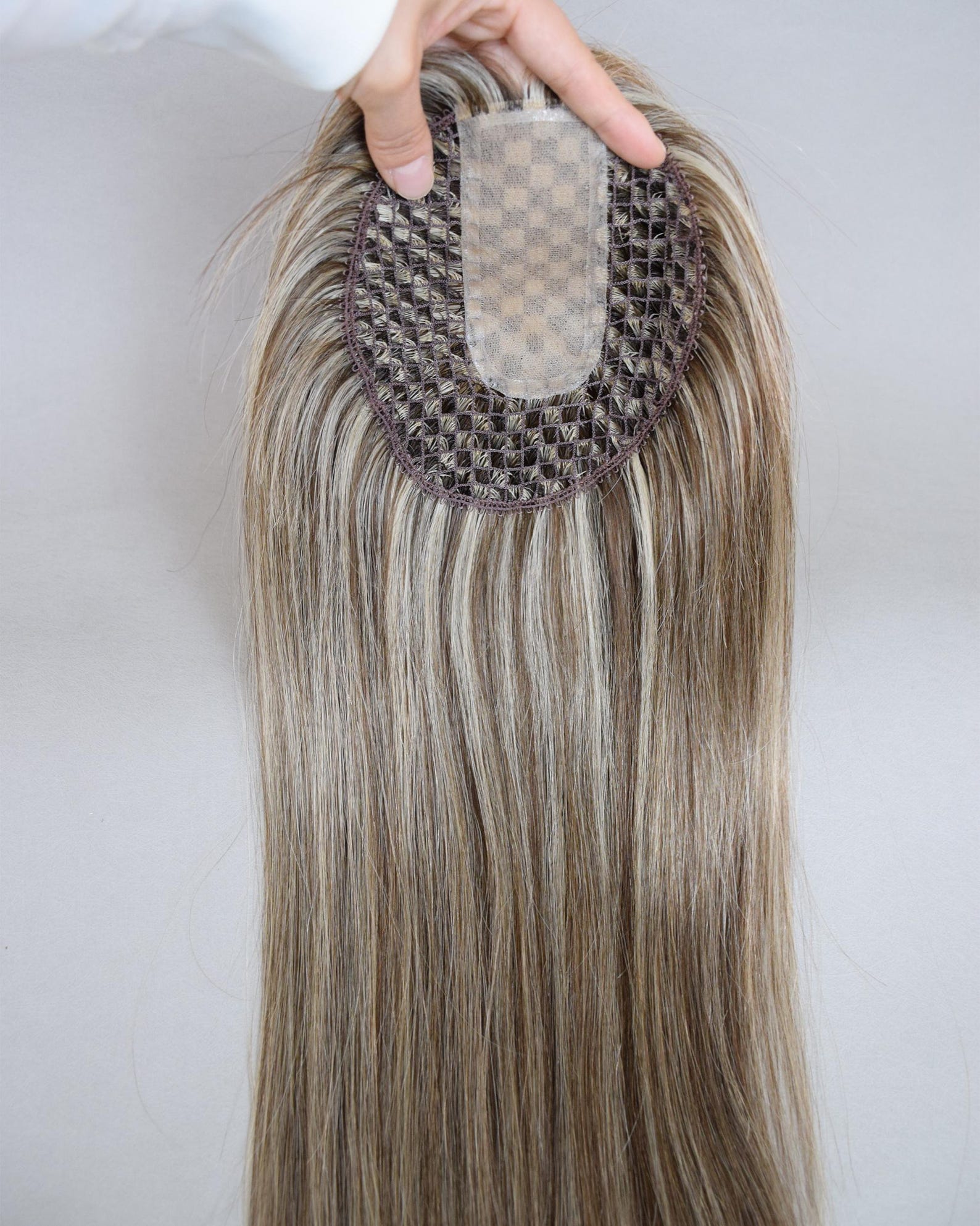 Breathable Mesh Integration Hair System Silk Top Fishnet Integrated ...
