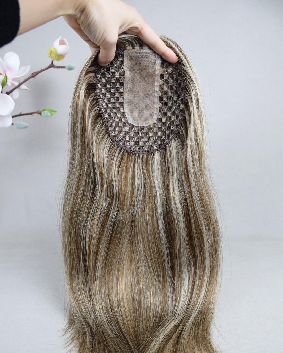 Breathable Mesh Integration Hair System Silk Top Fishnet Integrated ...
