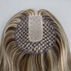 Breathable Mesh Integration Hair System Silk Top Fishnet Integrated ...